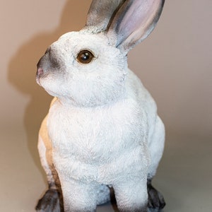 Large Rabbit Urn *cremation Statue Bunny Loss *figure Memorial Pet ...