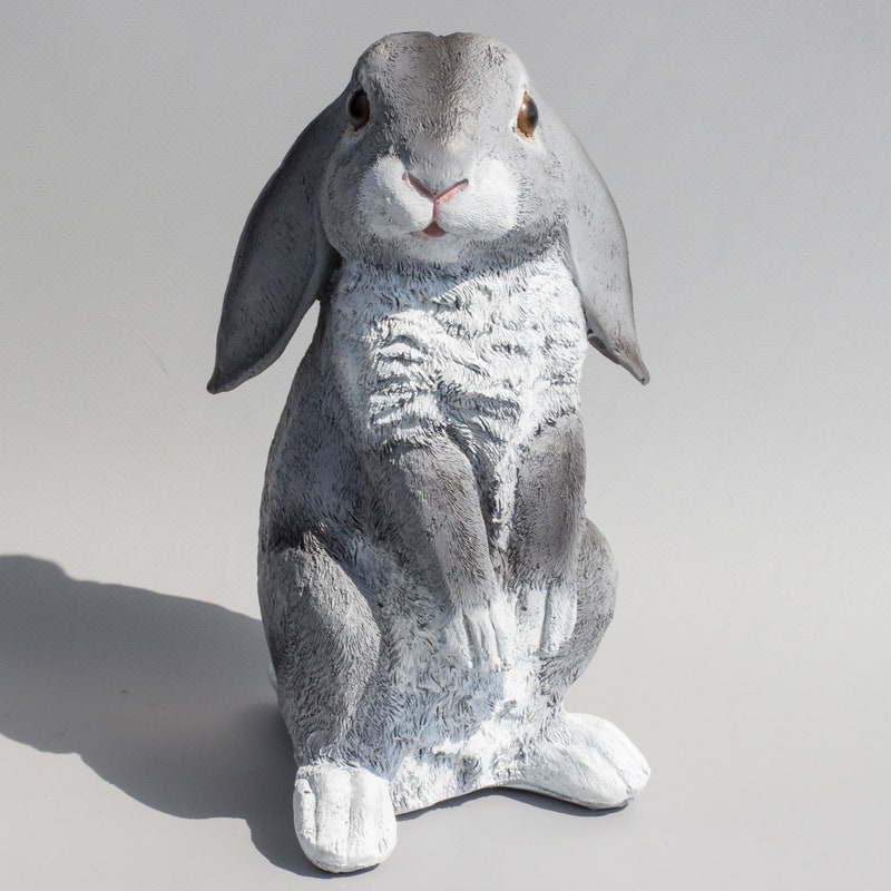 Rabbit Garden Statue - Etsy