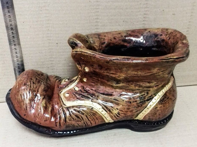 Shoe Planter boot Flower Pot decorative Plant Pots Outdoor - Etsy
