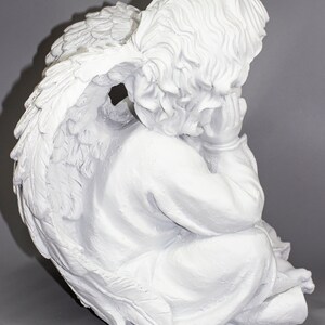 Graveside Memorial mourning Angel Statue religious Keepsake Grief ...