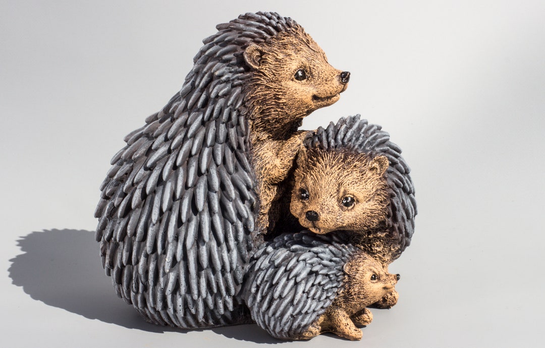 Large Garden Hedgehog *forest Animal Figurine *garden Statue Outdoor ...