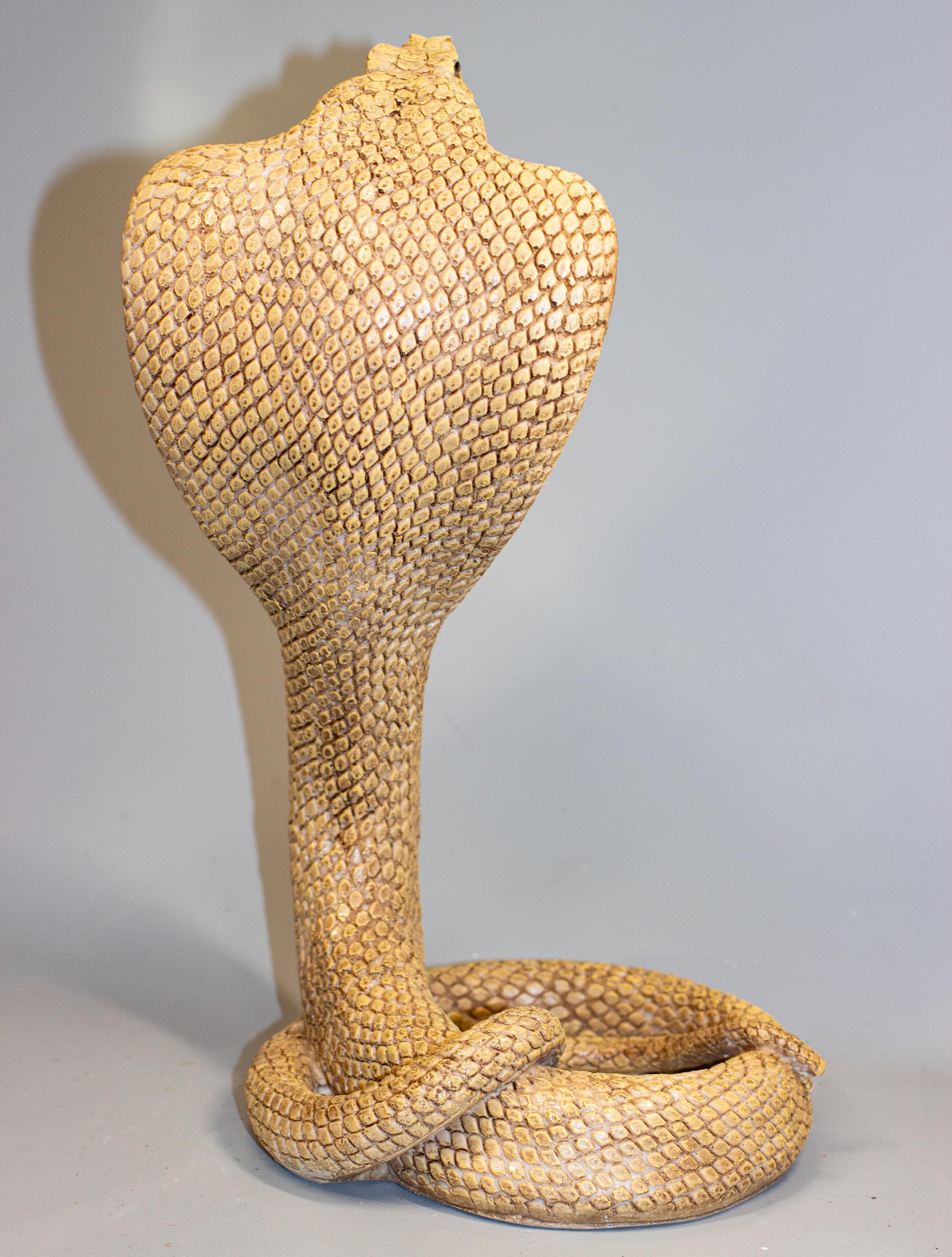 King Cobra Snake Statue Large *wildlife Animal Sculpture Reptile ...