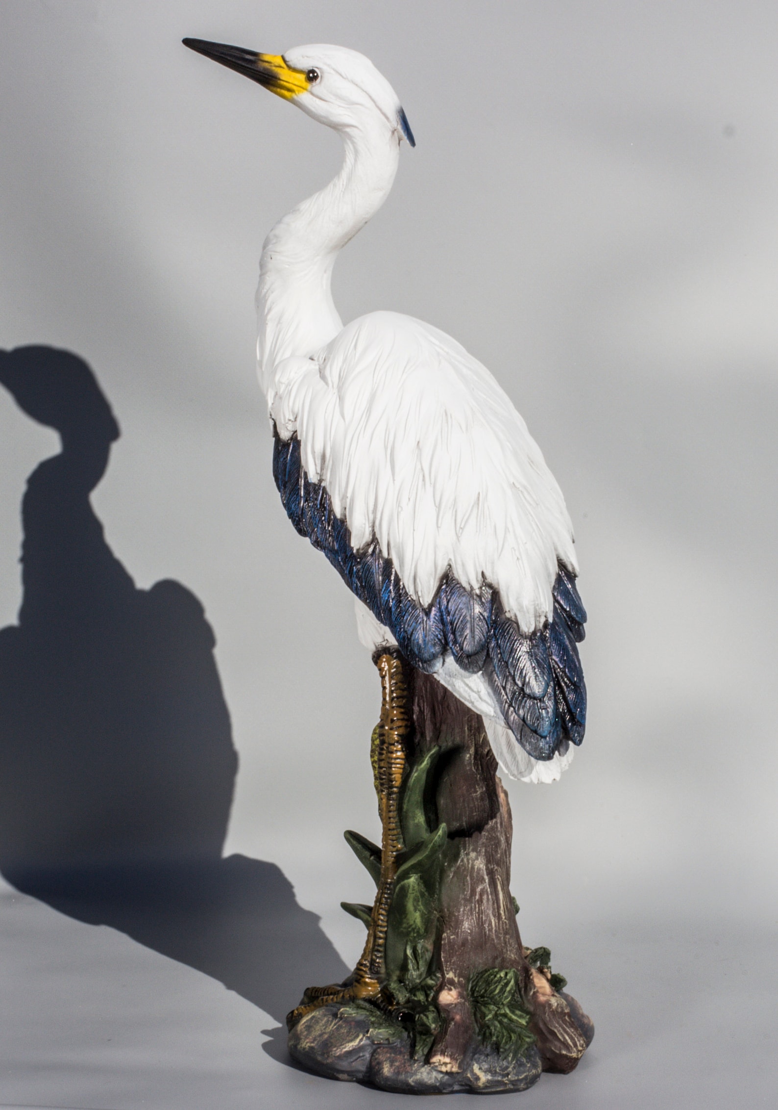 Heron Sculpture *coastal Statue Outdoor *garden Decor Water Bird *large ...