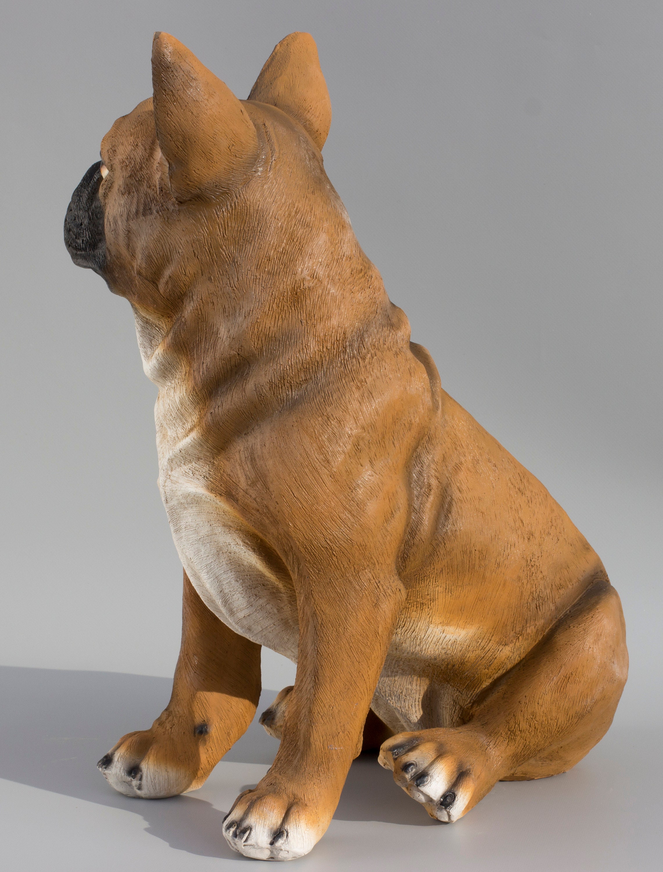 French Bulldog Urn *pet Memorial Statue *cremation Casket Dog Ashes ...