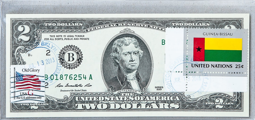 2 Dollar Bill *two Dollar Note *federal Reserve Bank *gem Uncirculated ...
