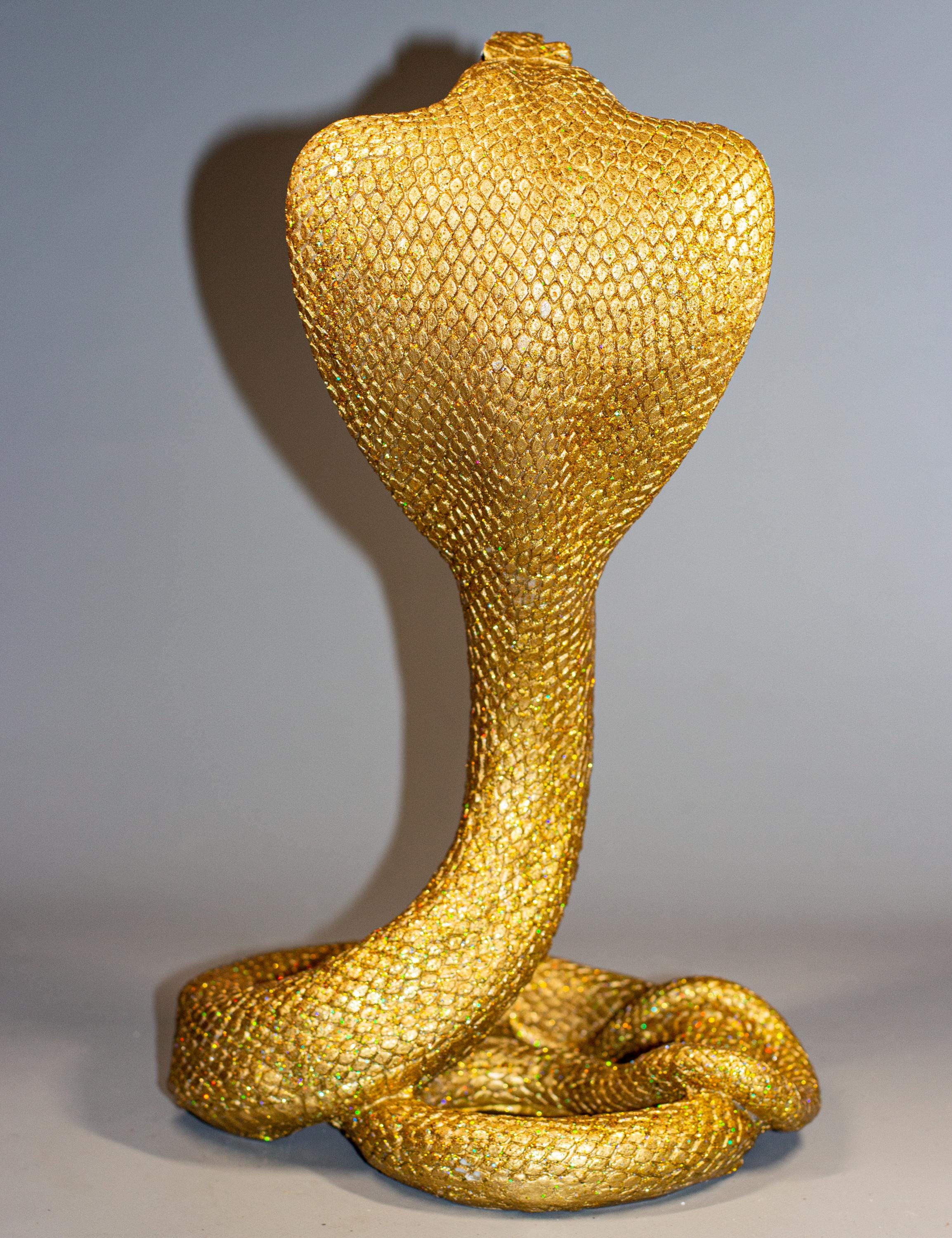 Cobra Snake Sculpture *chinese Zodiac New Year Gifts *serpent Statue ...