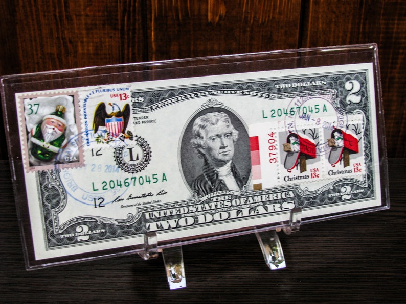 Two Dollar Note paper Money US federal Reserve 2 Dollar - Etsy