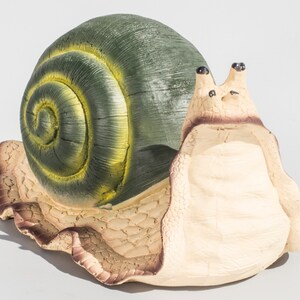 Snail Statue *garden Figure Animal *wildlife Sculpture *large Ornament ...