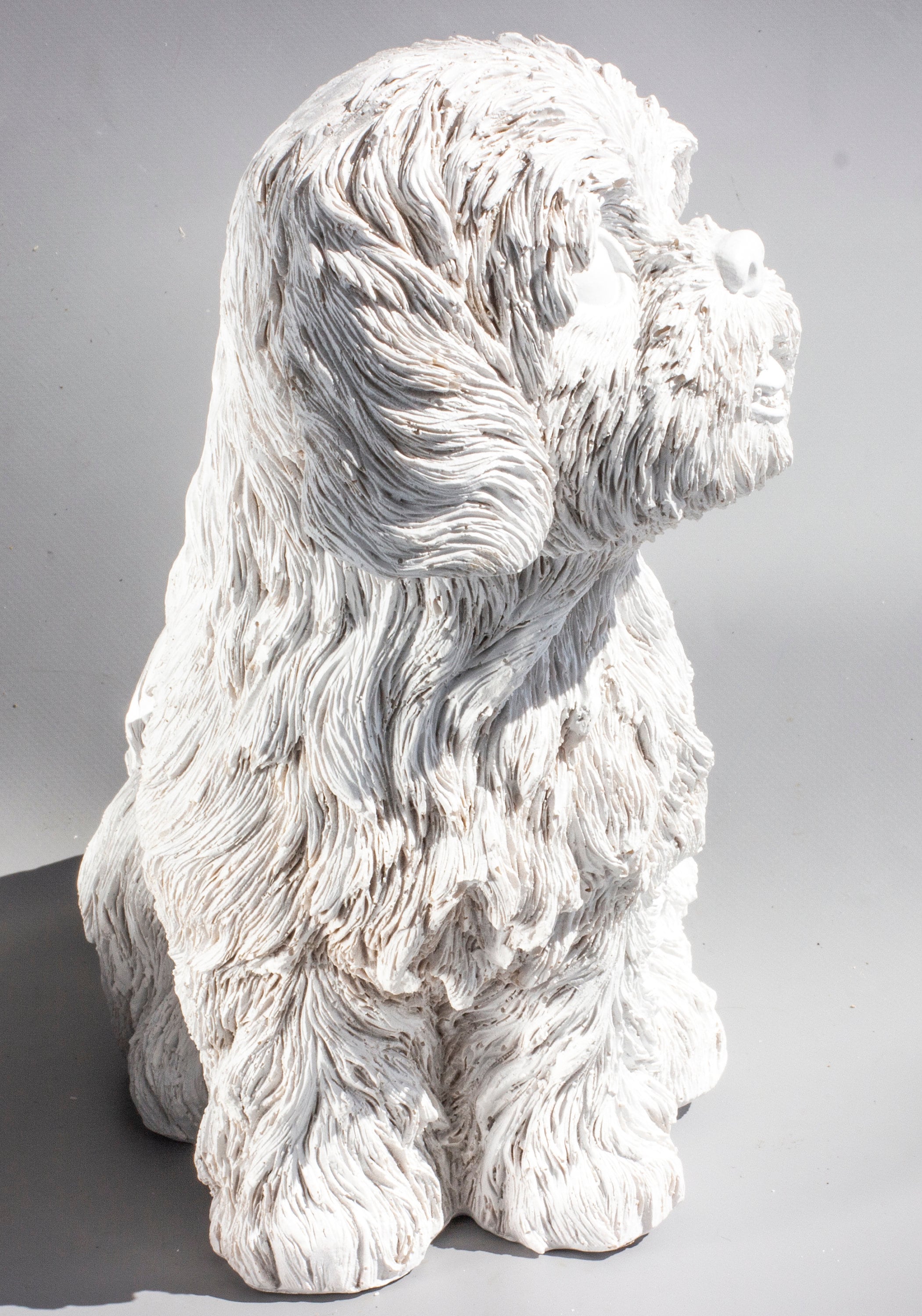 Maltese Statue Unpainted dog Memorial Ready to Paint garden - Etsy