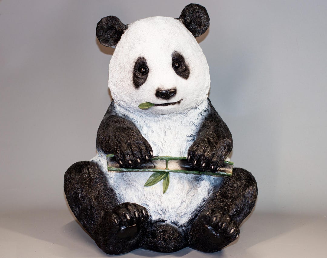 Large Memorial Urn Adult Human Ashes *cremation Statue Panda Bear ...