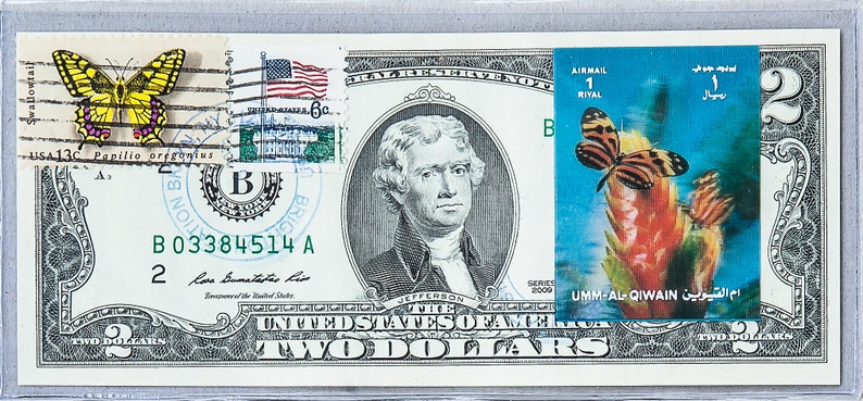 Two Dollar Bill paper Money US collectible Banknote 2 - Etsy