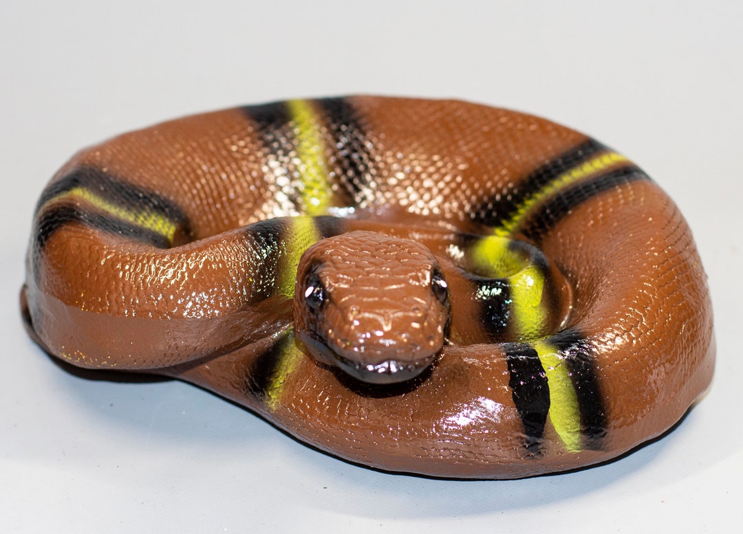 Snake Sculpture *serpent Statue *garden Decor Outdoor *wildlife Figure ...