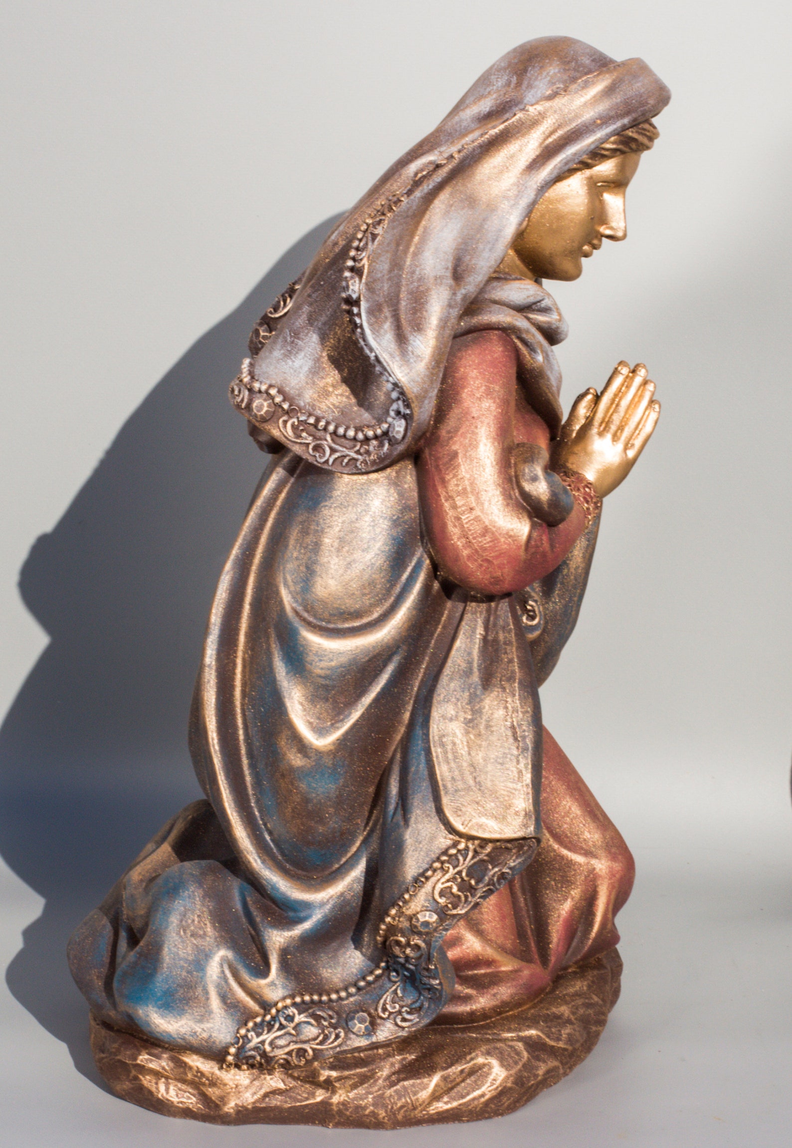 Our Lady Statue virgin Mary Figurine religious Sculpture - Etsy