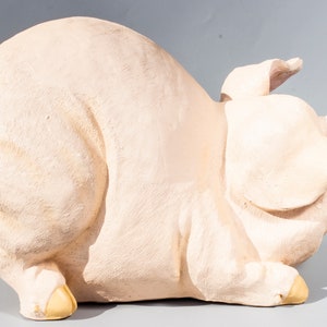 Large Piggy Bank *coin Bank Adult *money Box Pig *sculpture Home Decor ...