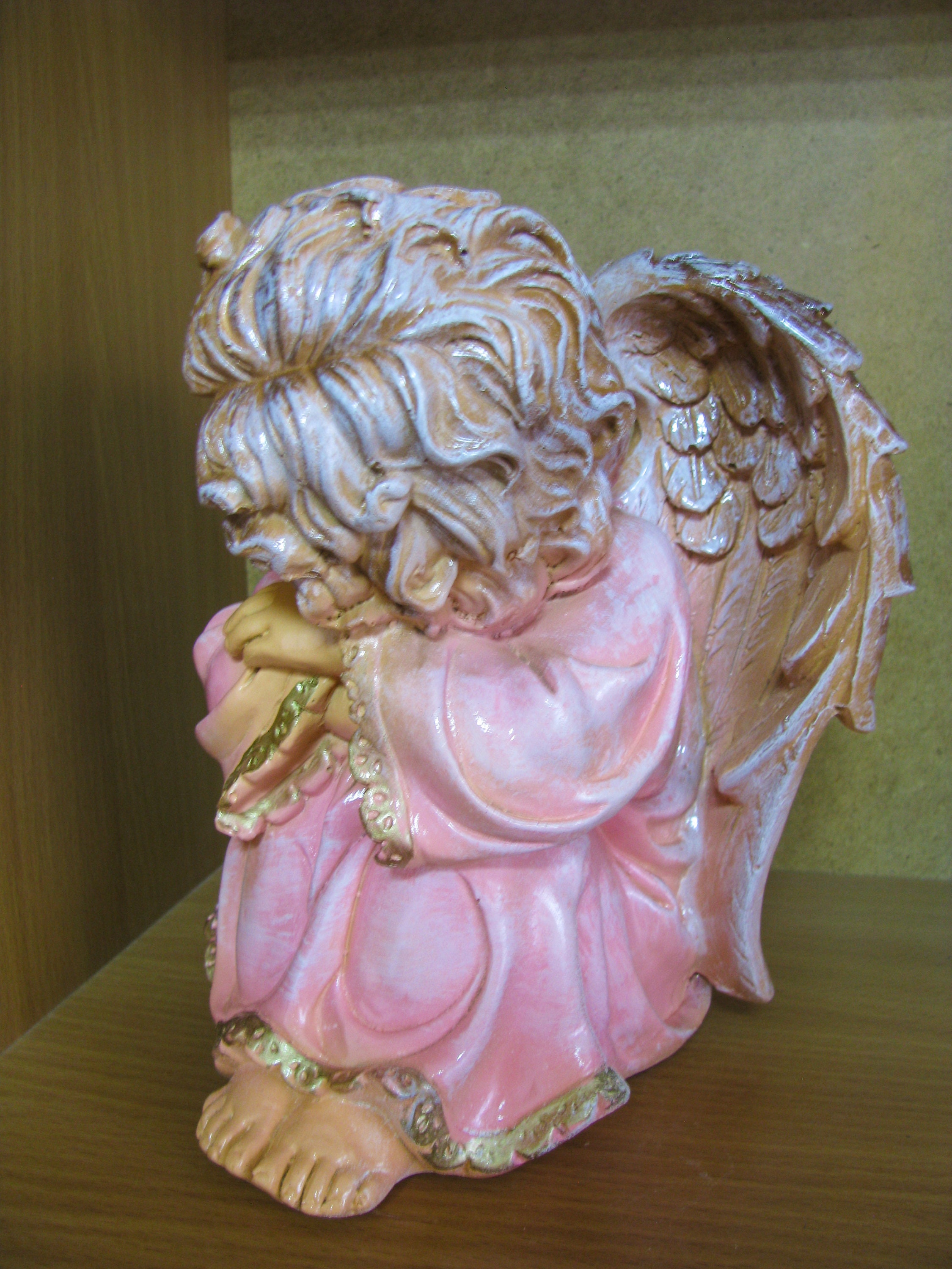 Angel Statue Garden statuary Religious angel Sleeping - Etsy