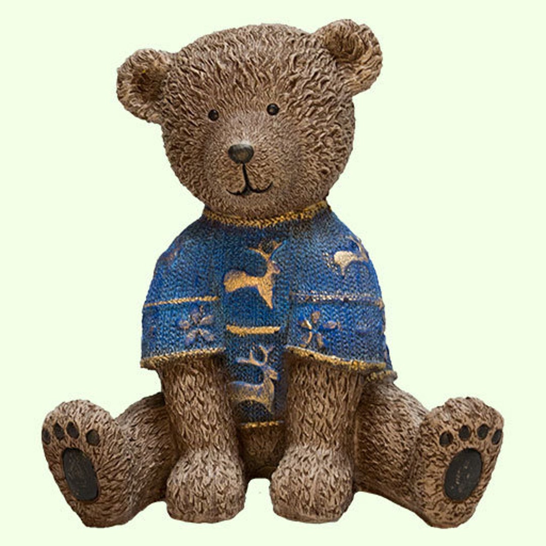 Money Bank Teddy piggy Bank Bear coin Box for Kids baby Shower Statue ...