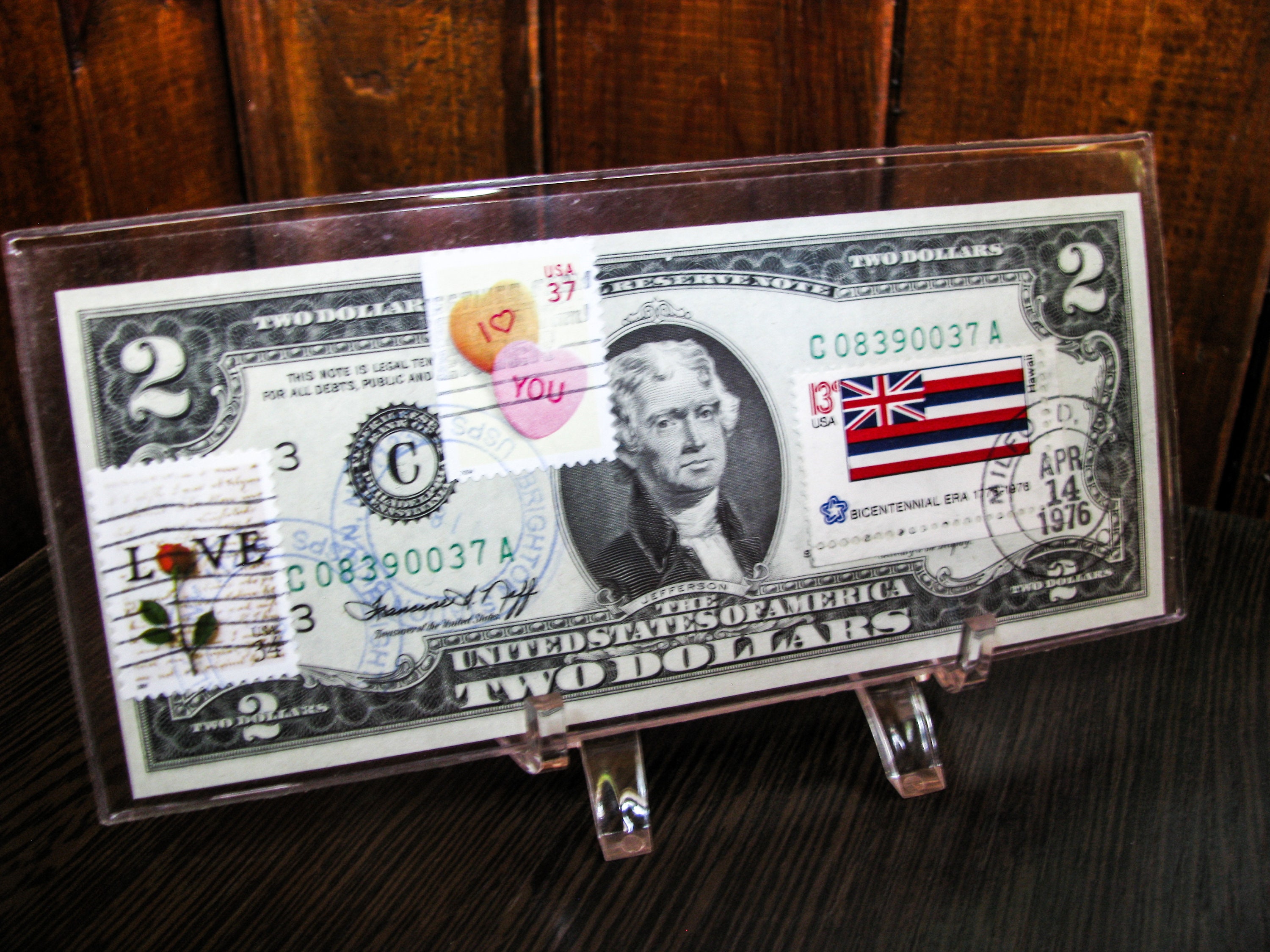 Two Dollar Note *US 2 Dollar Bill *paper Money Stamps *federal Reserve ...