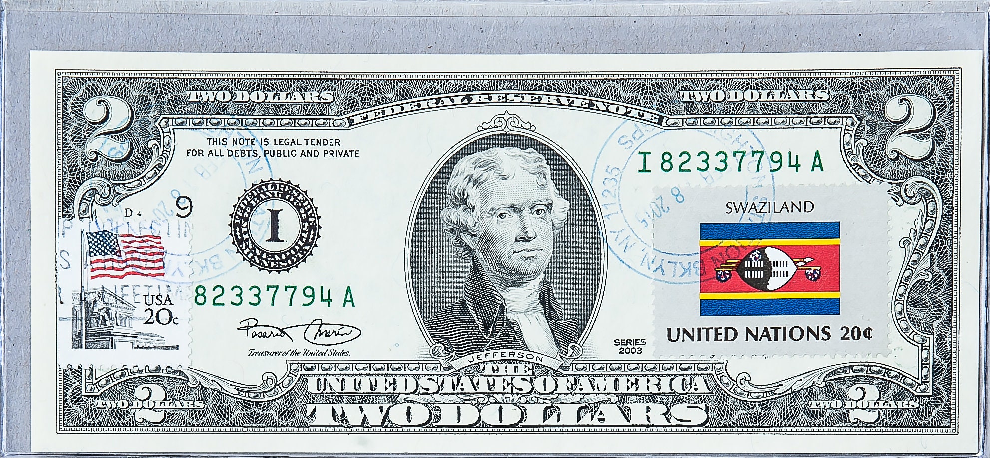 Two Dollar Note US 2 Dollar Bill paper Money Currency - Etsy