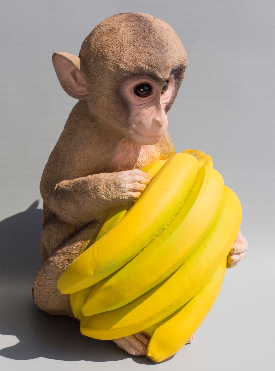 Monkey Statue chimpanzee Figurines wildlife Garden Sculpture | Etsy