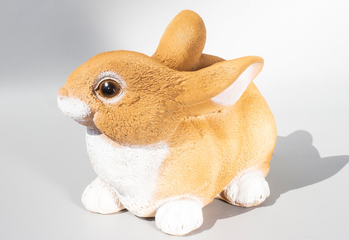 Bunny Rabbit Statue sculpture Animal Outdoor pet Memorial - Etsy