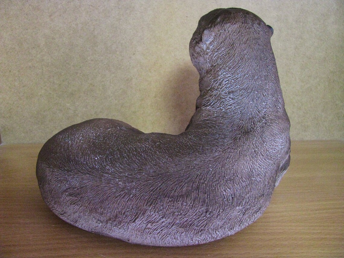 Piggy Bank Adult otter Sculpture money Box Animal coin Bank - Etsy