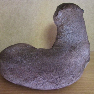 Piggy Bank Adult otter Sculpture money Box Animal coin Bank Figurine ...