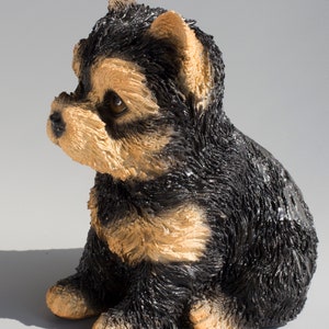 Yorkshire Terrier Figurine *dog Sculpture Memorial *realistic Yorkie ...