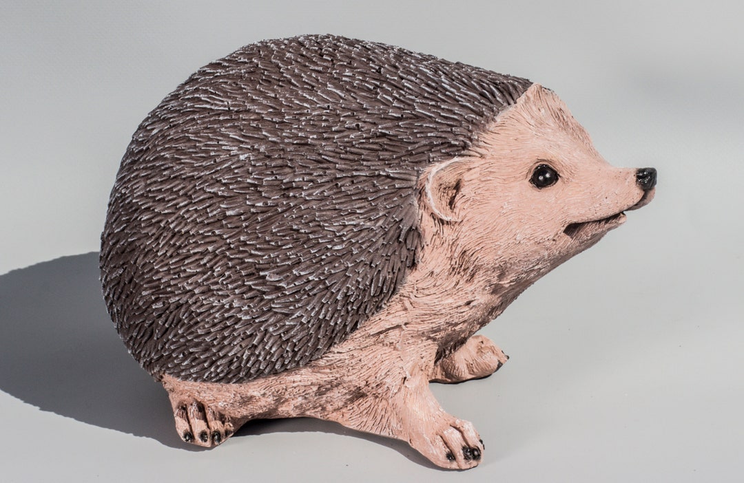 Hedgehog Sculpture *garden Memorial Statue Animal *wildlife Forest ...