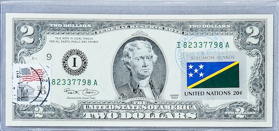 Two Dollar Note US 2 Dollar Bill paper Money federal - Etsy