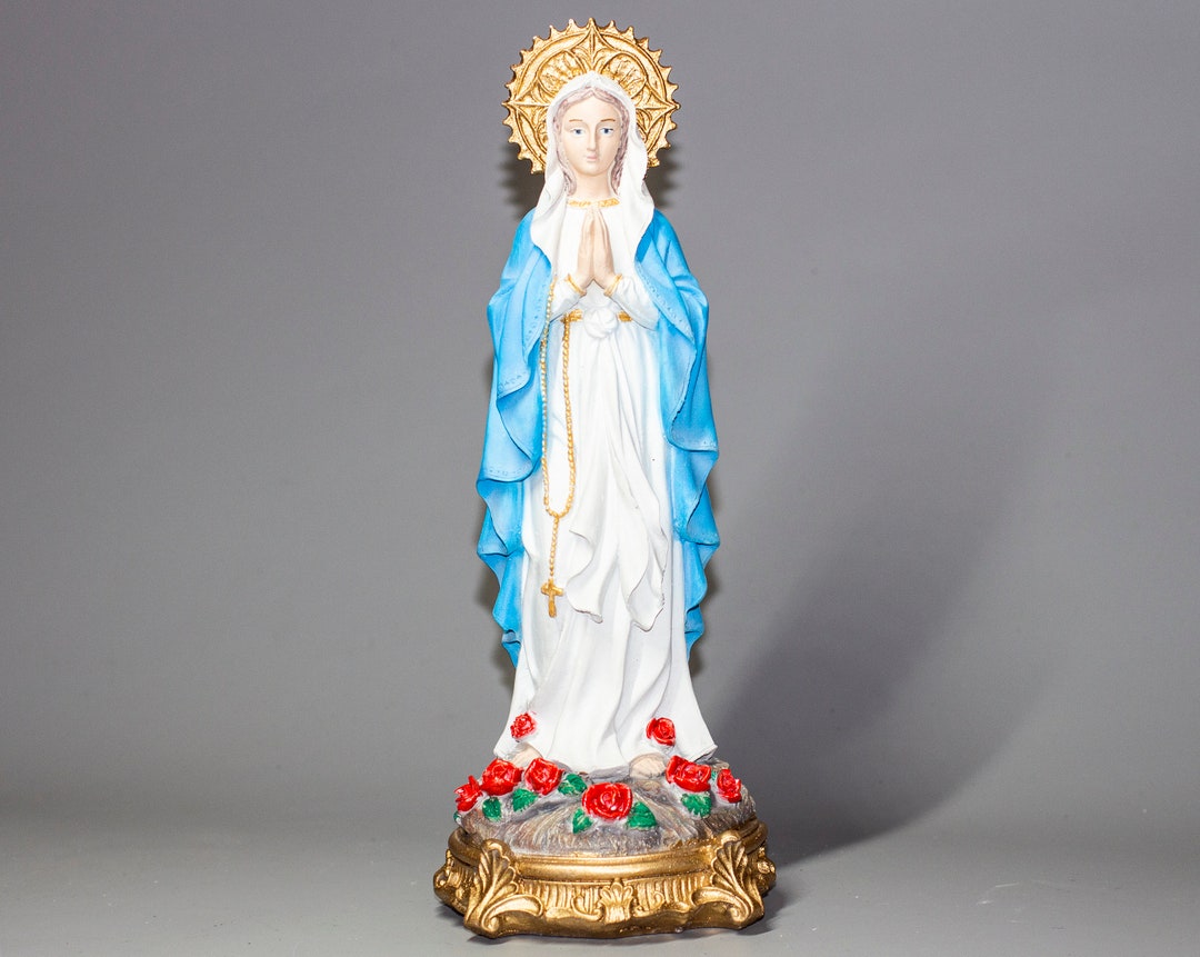 Holy Mother Statue *our Lady Figurine *religious Sculpture Virgin Mary ...
