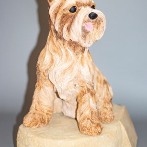 Unique Casket Pet Urn yorkie Memorial Stone Plaque cremation - Etsy