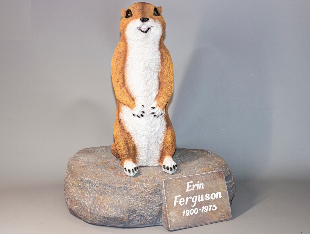 Marmot Urn Human Remains *cremation Memorial Statue Ashes Holder ...