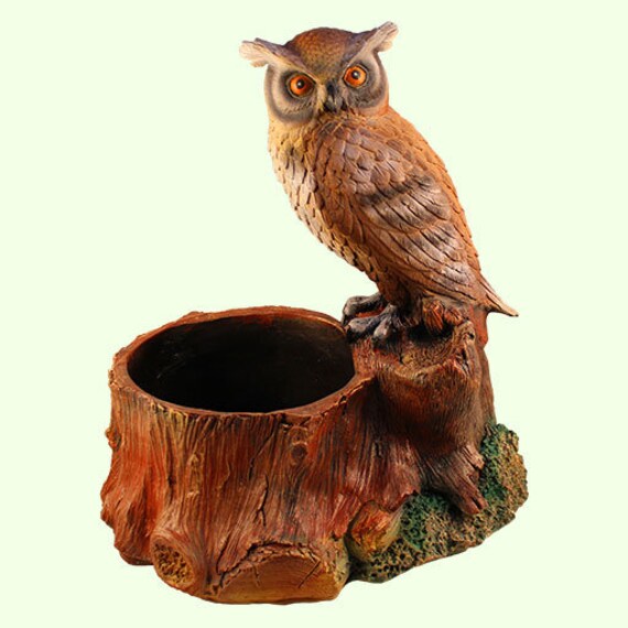 Stump Plant flower Pot Sculpture decorative Flower Pot - Etsy
