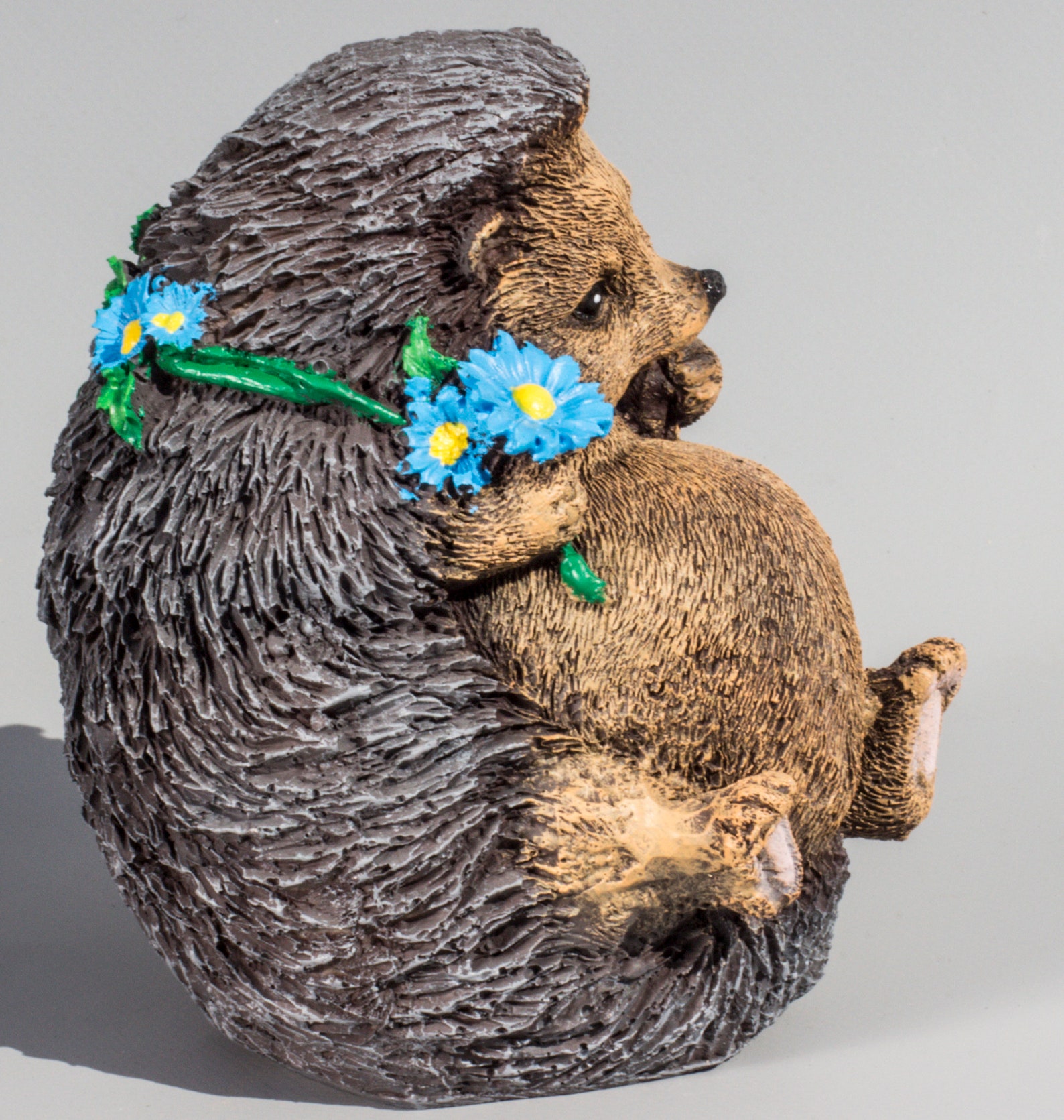 Hedgehog Ornament Figurine garden Statue Animal outdoor - Etsy