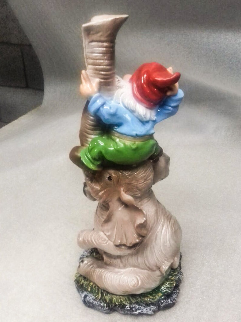 Large Statue Garden gnome Decor Outdoor figurine Dwarf - Etsy