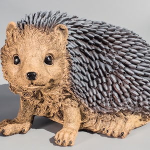 Large Hedgehog Statue *forest Animal Sculpture *wildlife Garden Decor ...