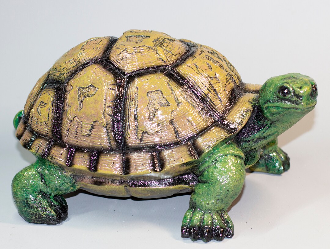 Turtle Memorial Sculpture *garden Statue Outdoor *tortoise Figurine ...