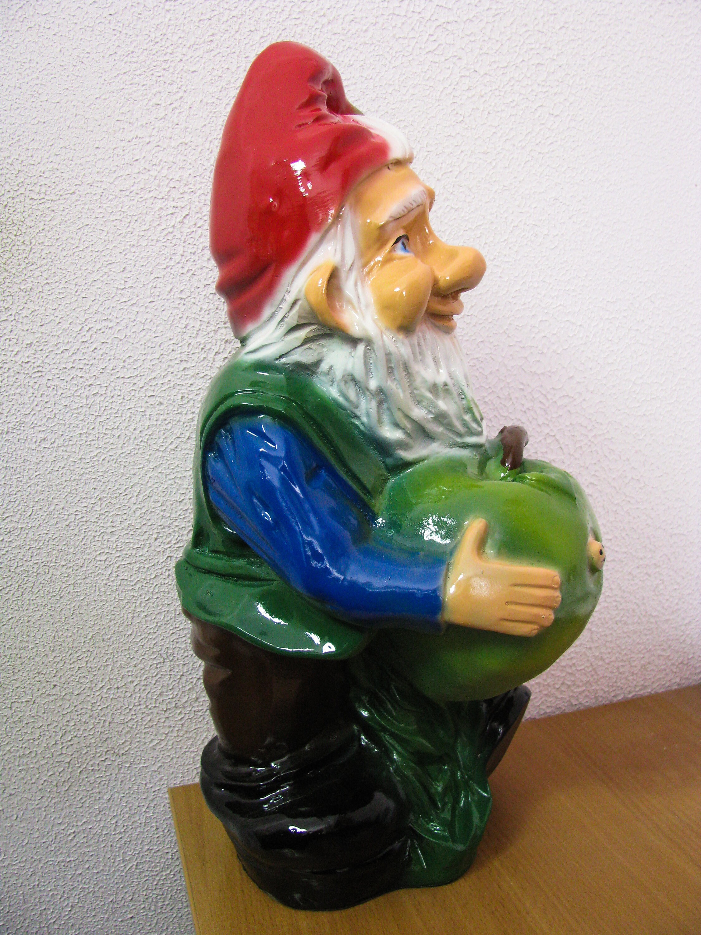 Garden Statue Large dwarf Figure traditional Gnome | Etsy