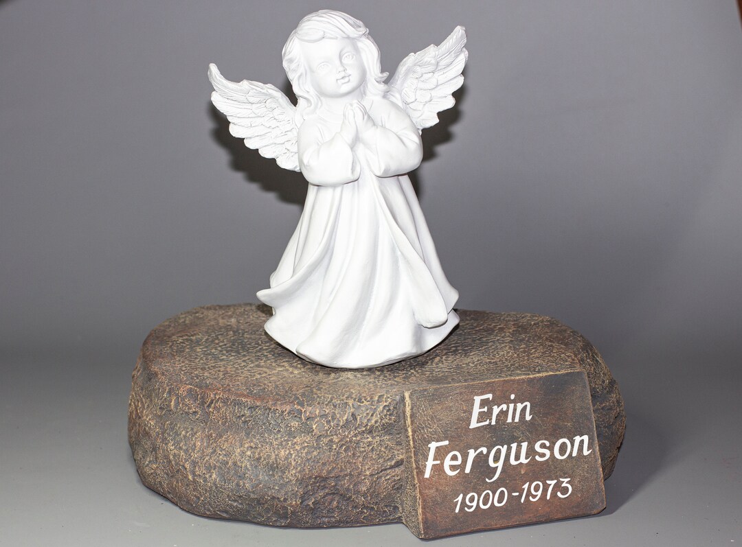 Praying Angel Urn Human Ashes *adult Cremation Home Memorial *unusual ...