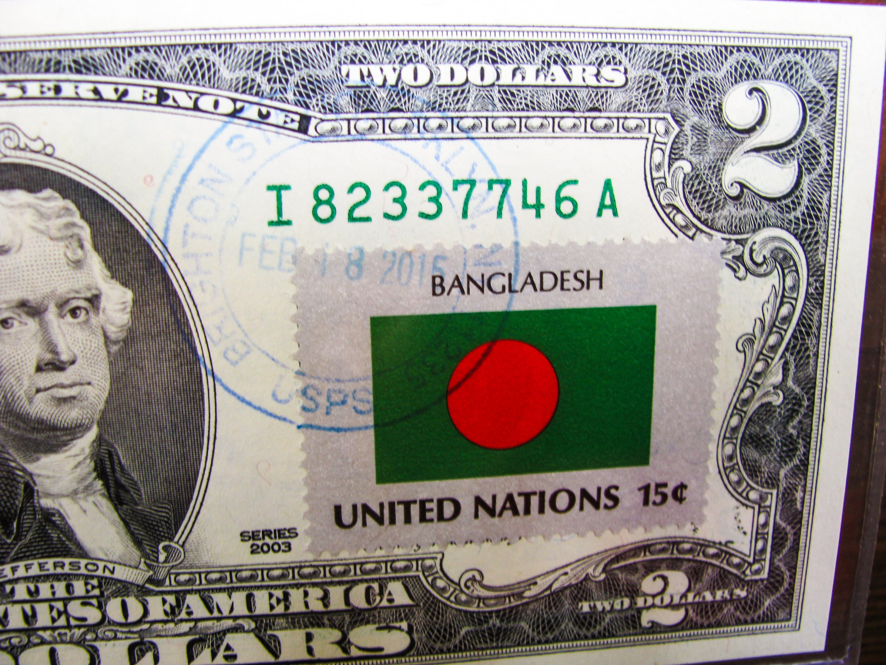 Two Dollar Stamps US 2 Dollar Bill paper Money Currency - Etsy