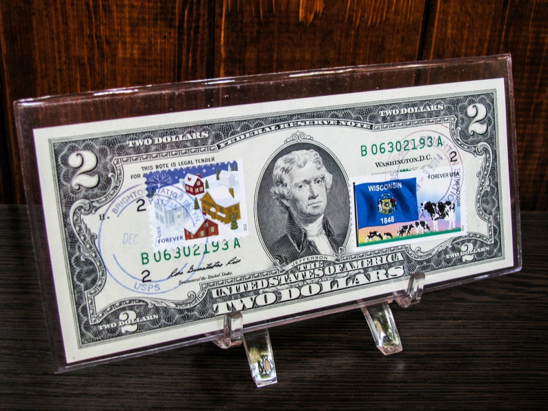 Two Dollar Note paper Money US federal Reserve 2 Dollar | Etsy