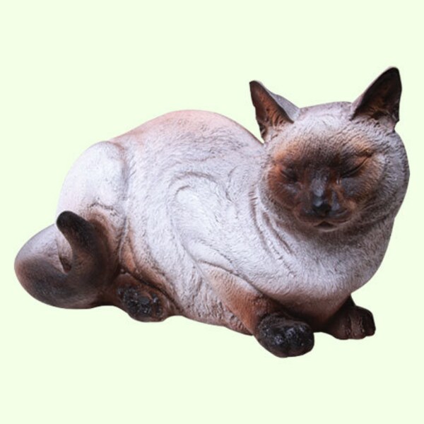 Siamese Cat Statue - Etsy