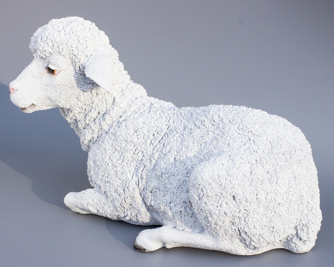 Sheep Statue farm Animals Sculpture backyard Decor Garden - Etsy