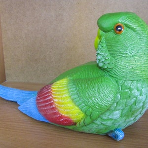 Still Bank parrot Sculpture money Saving Jar large Piggy Bank coin Bank ...