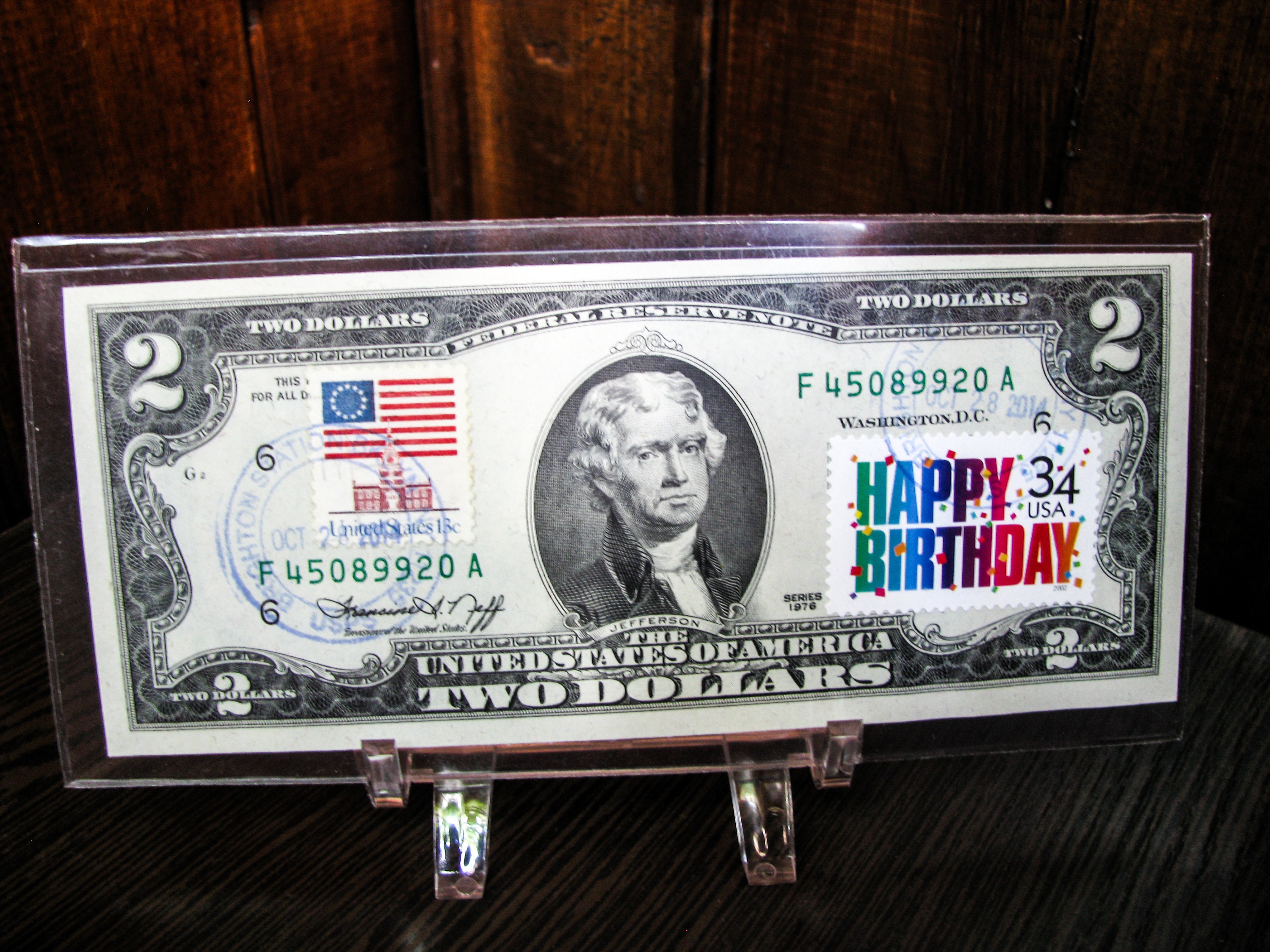 1976 Two Dollar Bill US 2 Dollar Note Uncirculated Bill | Etsy