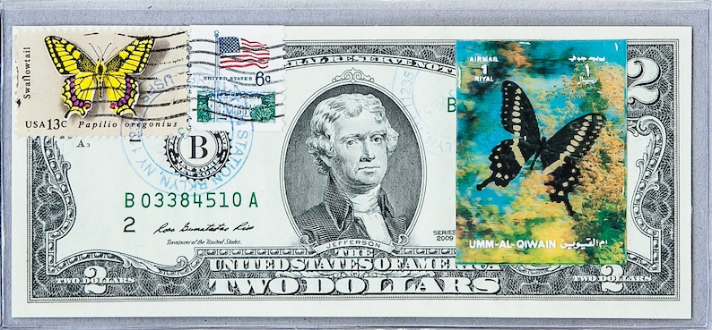 Two Dollar Stamp paper Money US 2 Dollar Bills federal - Etsy