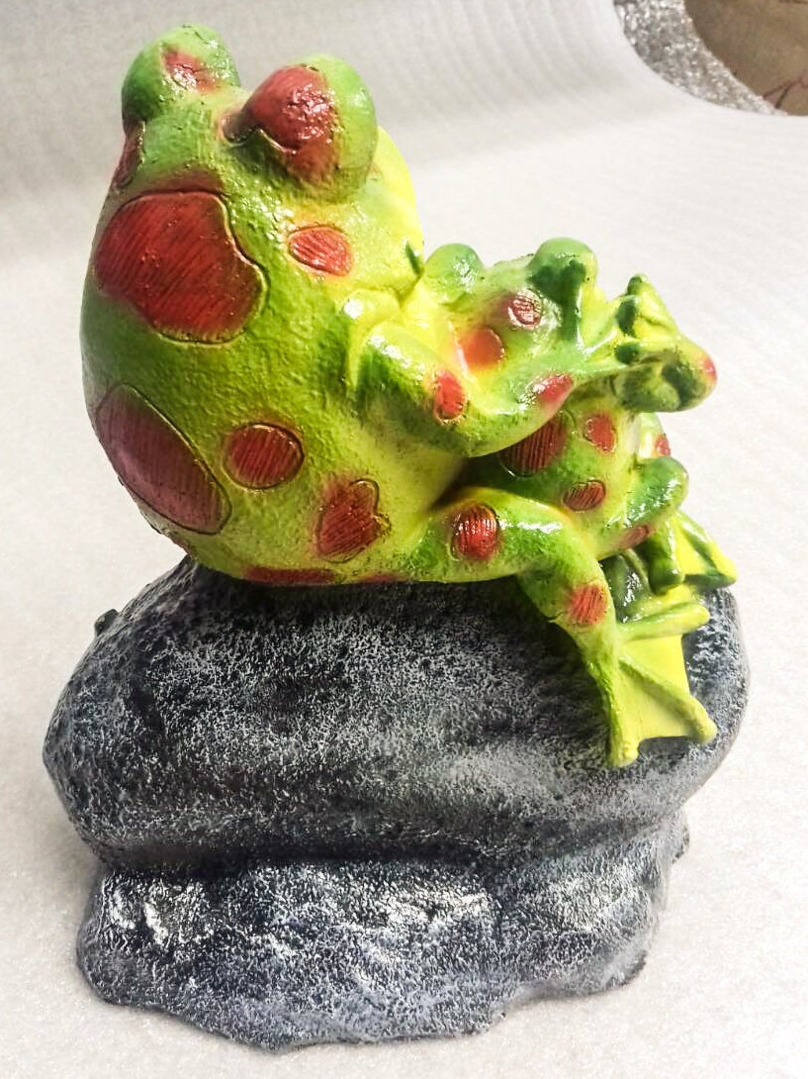 Frog Bank adult Piggy Bank toad Statue saving Money Coin - Etsy