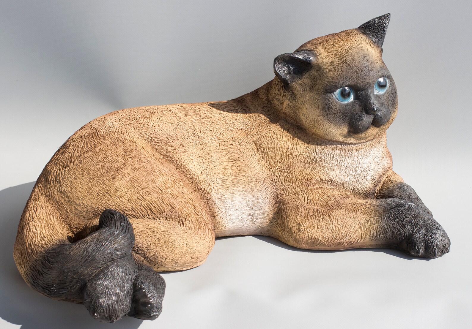 Siamese Cat Urn *cremation Statue Pet Ashes *decorative Keepsake ...