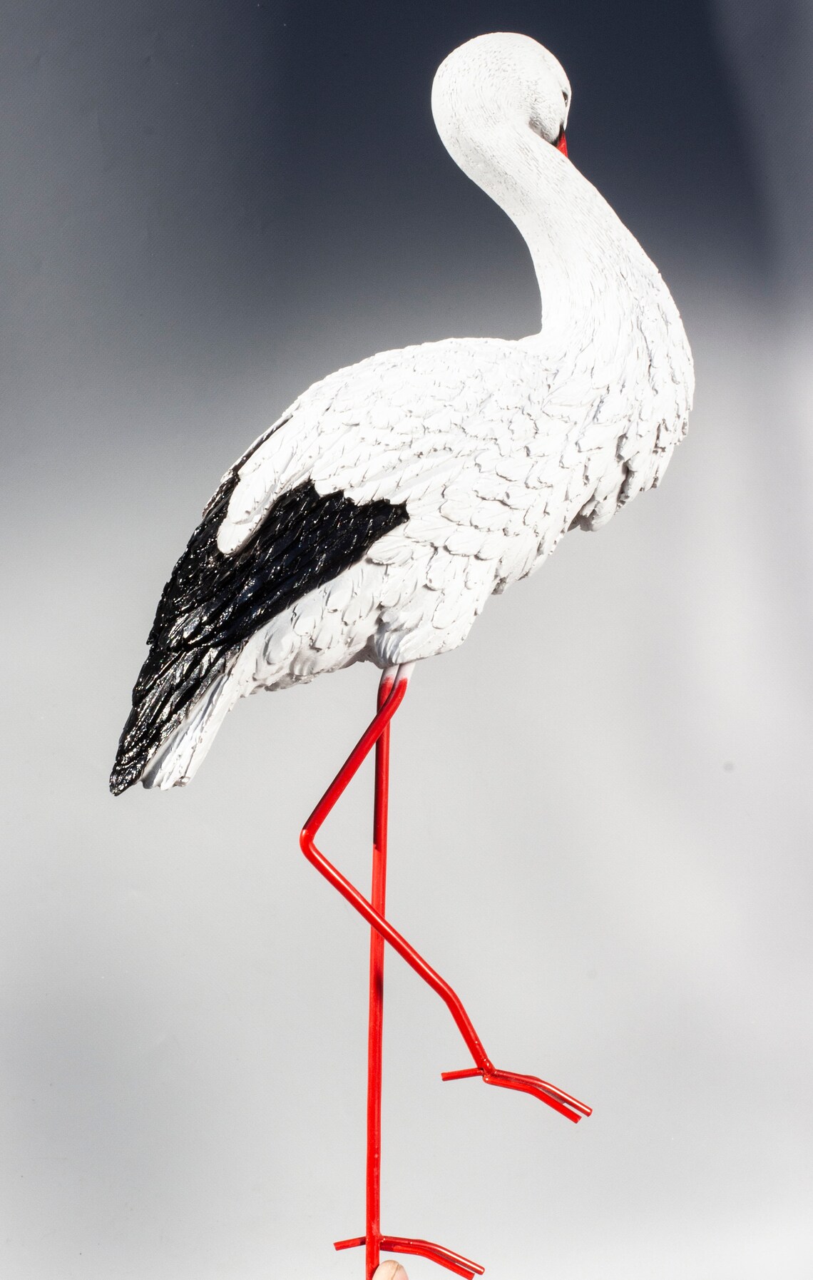 Stork Figure garden Sculpture Bird wildlife Statue Outdoor - Etsy