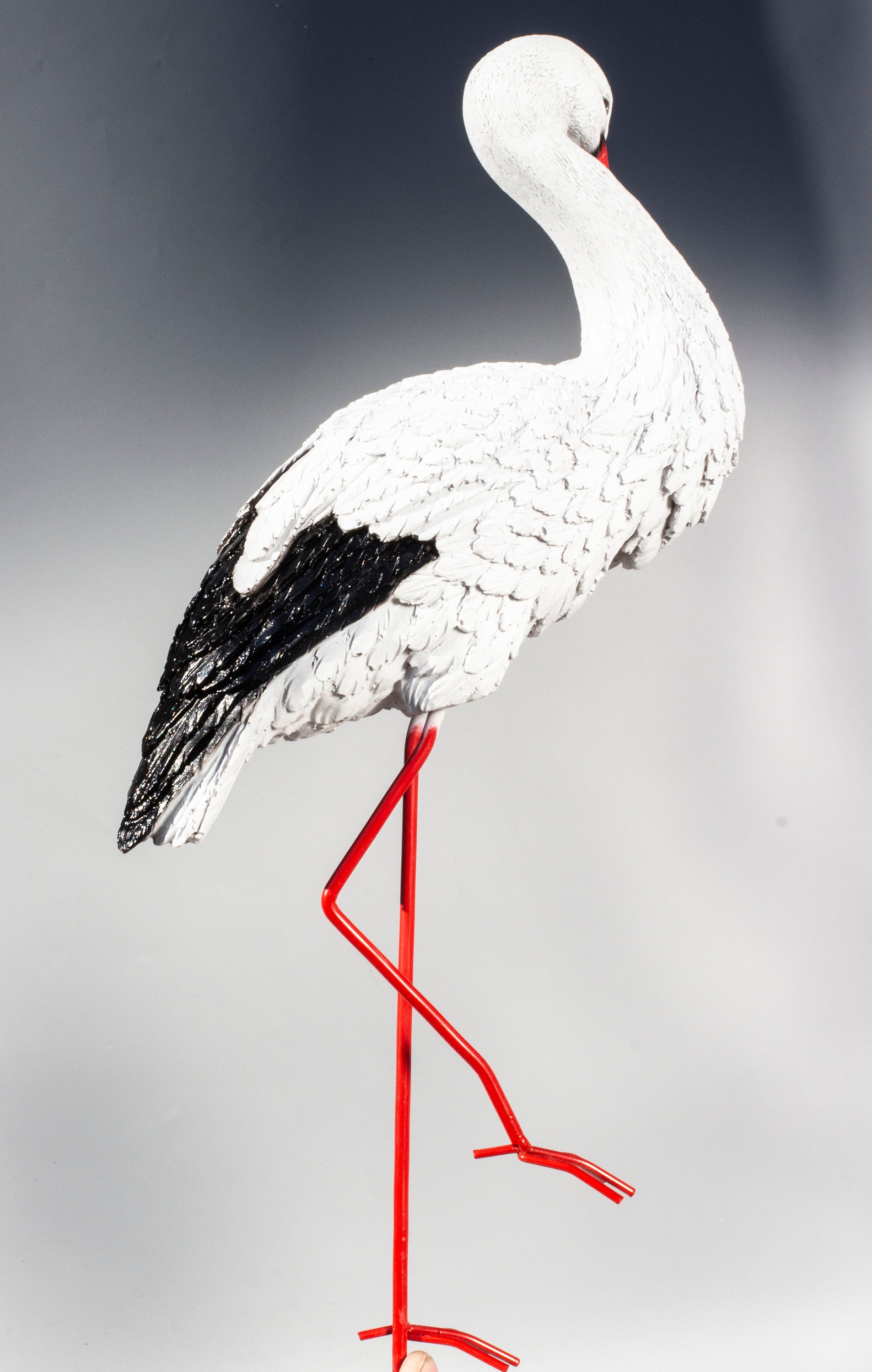 Stork Figure garden Sculpture Bird wildlife Statue Outdoor - Etsy